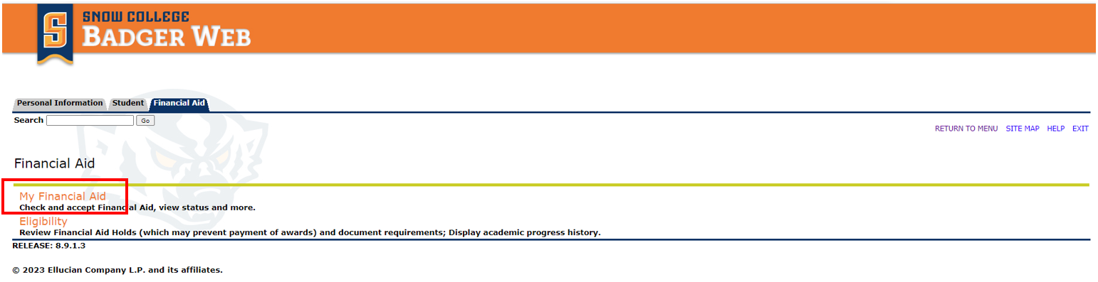 Scholarship Acceptance Walk Thru